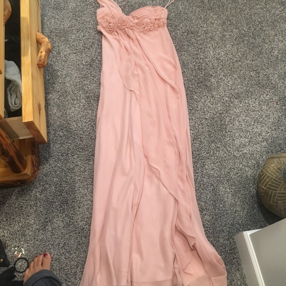 Light Pink Cache Evening Gown - Gem